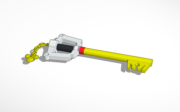3D design Keyblade - Tinkercad