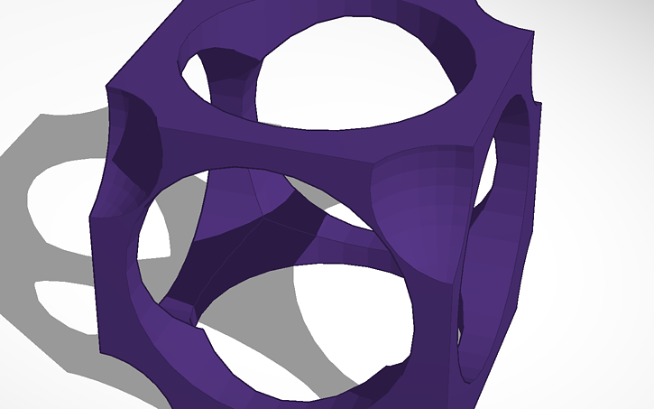 3D design Hyper cube - Tinkercad