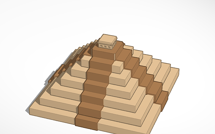 3D design Chichen Itza - Tinkercad