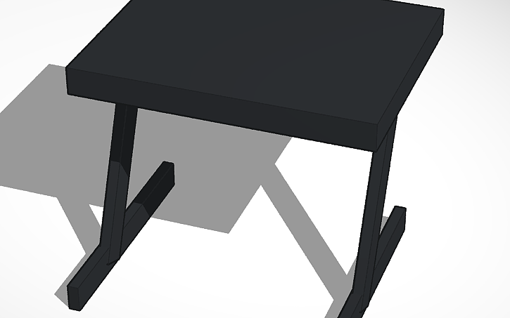 3D design Basic Gaming Desk | Tinkercad