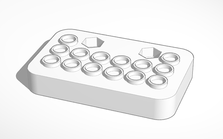 3D design Lego-compatible backpiece for micro:bit expansion board ...