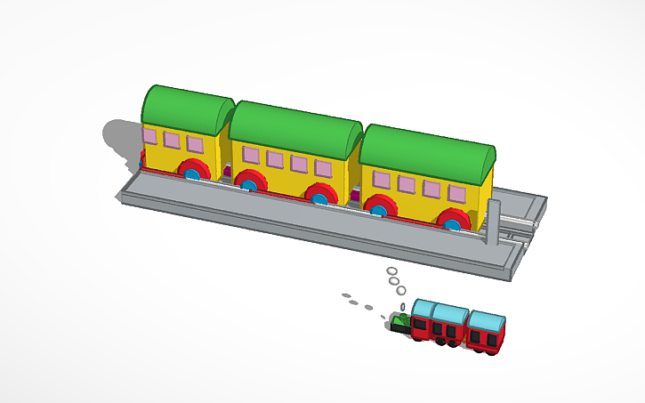 3D design train =) - Tinkercad