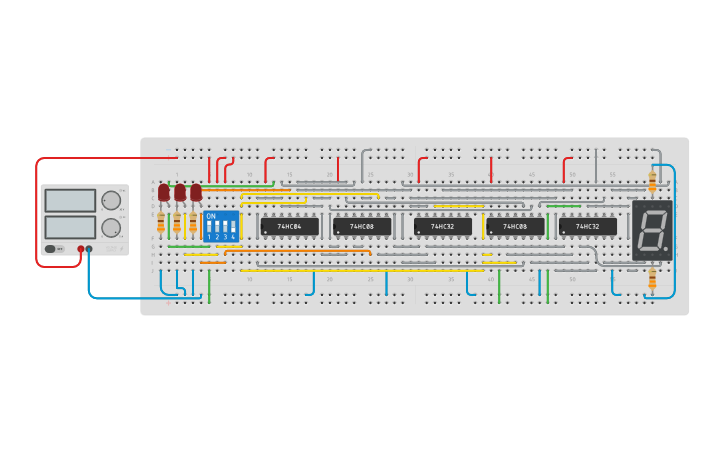 Circuit design Practica 7 - Tinkercad