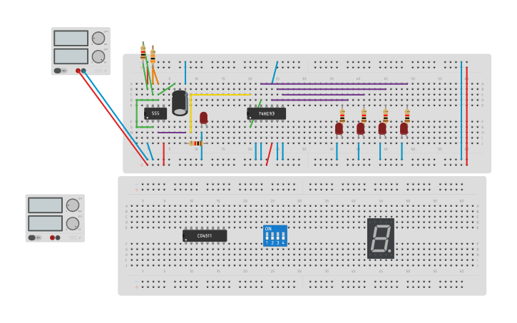 Circuit Design 555 Timer Tinkercad