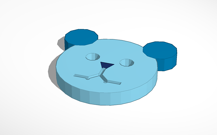 3D design Teddy bear - Tinkercad