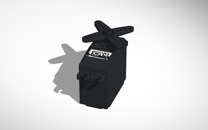 3d Design Servo Motor Tinkercad