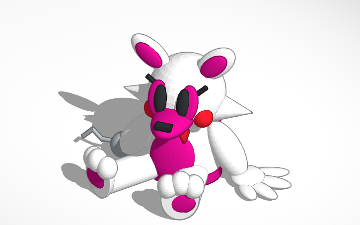3D design Funtime Foxy Chibi - Tinkercad