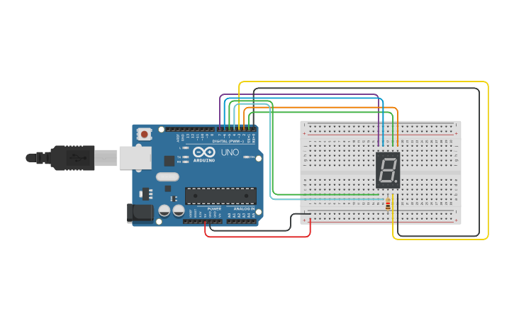 Circuit Design Counter 0 9 Tinkercad