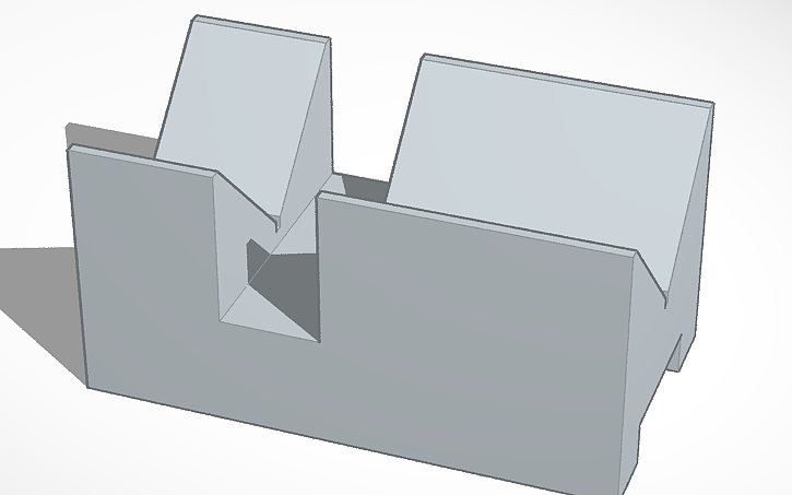 3D design V-Block - Tinkercad