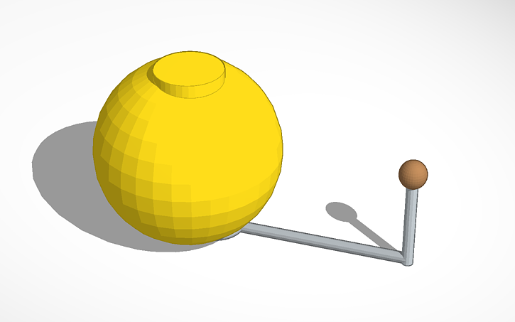 3D design The Sun and Mercury | Tinkercad