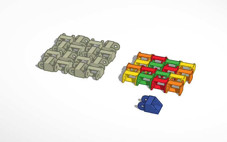 3D design cable chain links | Tinkercad