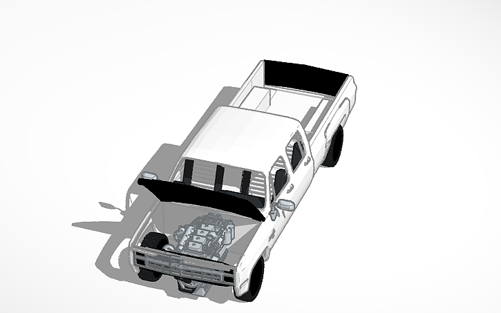3D design 86 chevy square body dually abandoned and renewed - Tinkercad