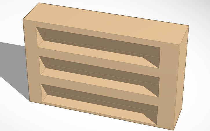 3d Design Shelf Tinkercad
