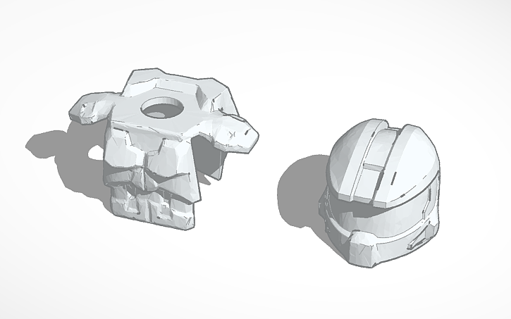 3D design Halo armor - Tinkercad