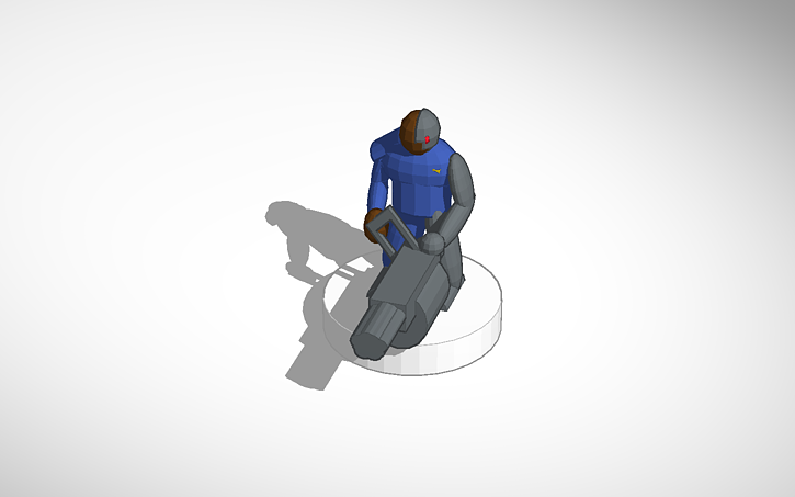 3D design cyborg gatling | Tinkercad