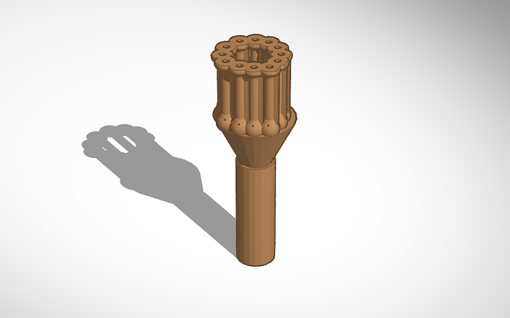 3D design Flame Torch - Tinkercad
