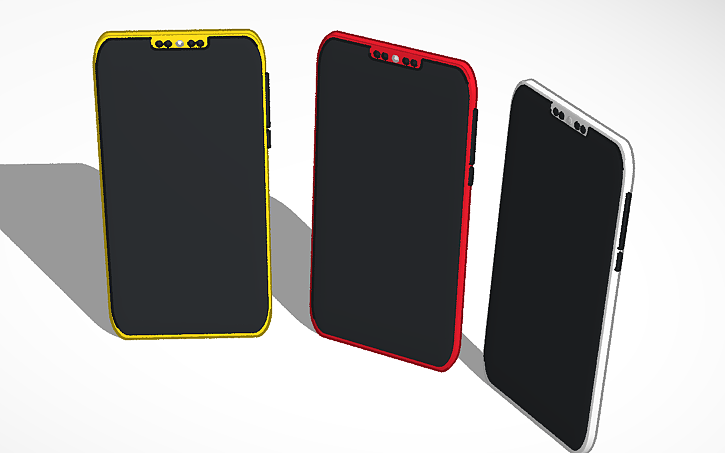 3D design telefon - Tinkercad