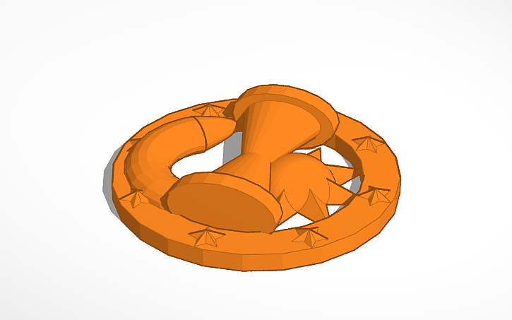 3D design Pampia Emblem - Tinkercad