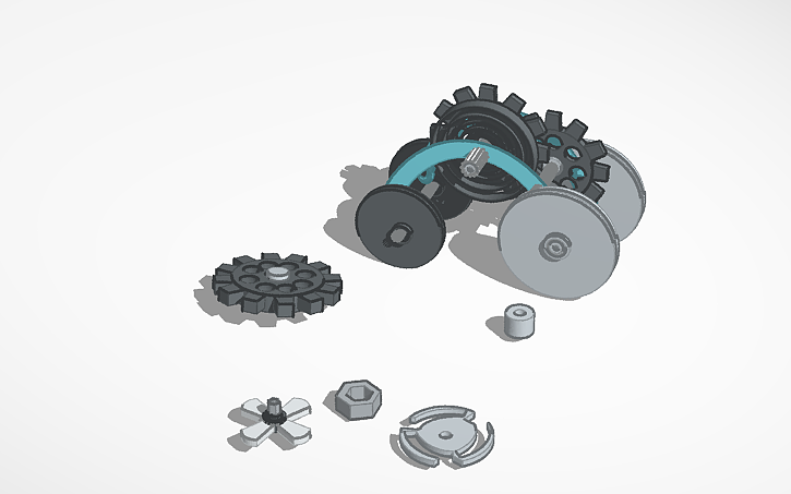 3D design machine half things - Tinkercad