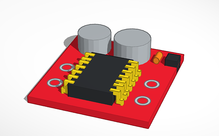 3D design Motor driver_project - Tinkercad