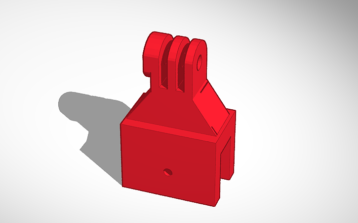 3D design GoPro style RPI cam mount | Tinkercad