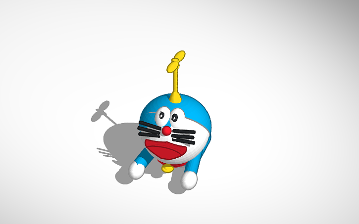 3D design Doraemon | Tinkercad