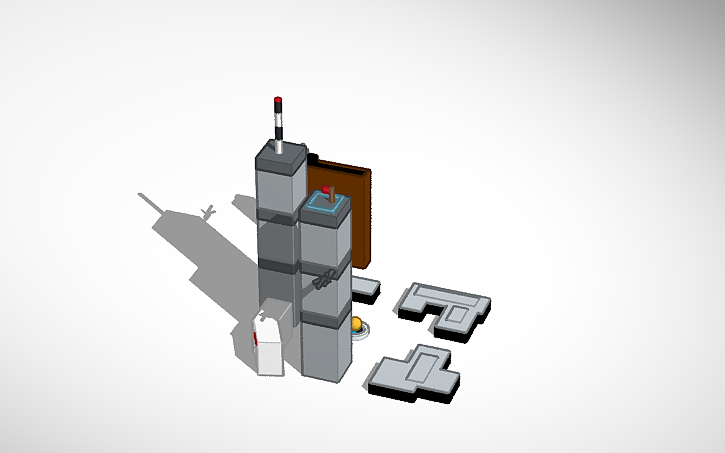 3D design World Trade Center - Tinkercad