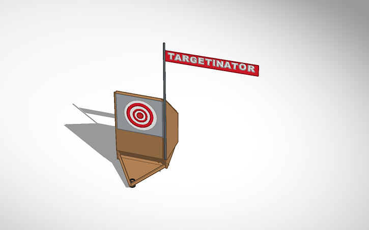 3D design Airsoft Target W/ BB Return - Tinkercad