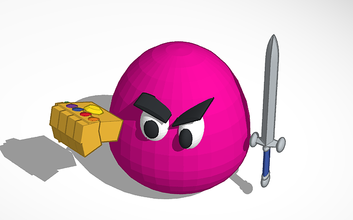 3D design Shell Shockers Thanos! - Tinkercad