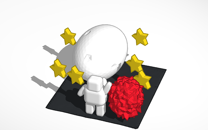 3D design Twinkle Twinkle little star - Tinkercad