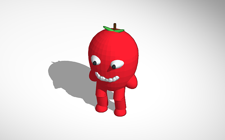 3D design Sammy the Strawberry - Tinkercad