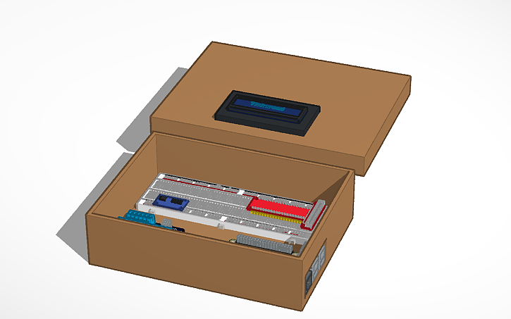 3D design Circuit Box - Tinkercad