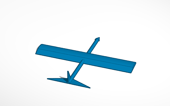 3D design Plane - Tinkercad
