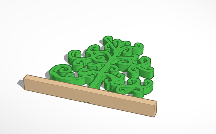 3D design tree plant - Tinkercad
