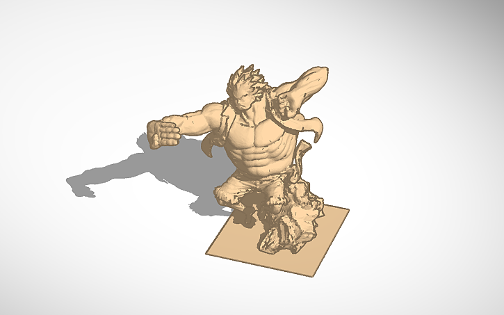 3D design 3d Printer Luffy Gear 4 - Tinkercad