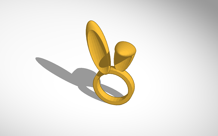 3D design juanPelico bunny ring | Tinkercad