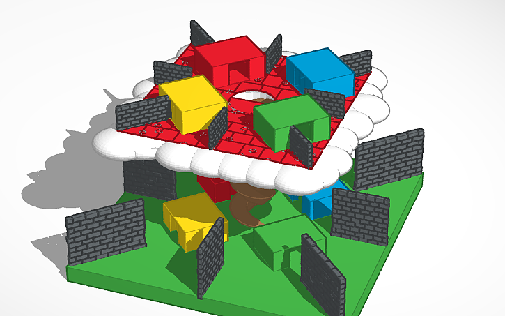 3D design Roblox arena idea | Tinkercad
