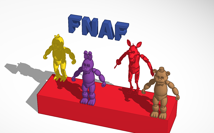 3d Design Fnaf Tinkercad