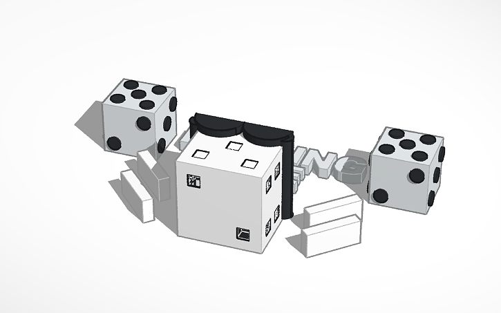 3D design Team Rolling Die | Tinkercad