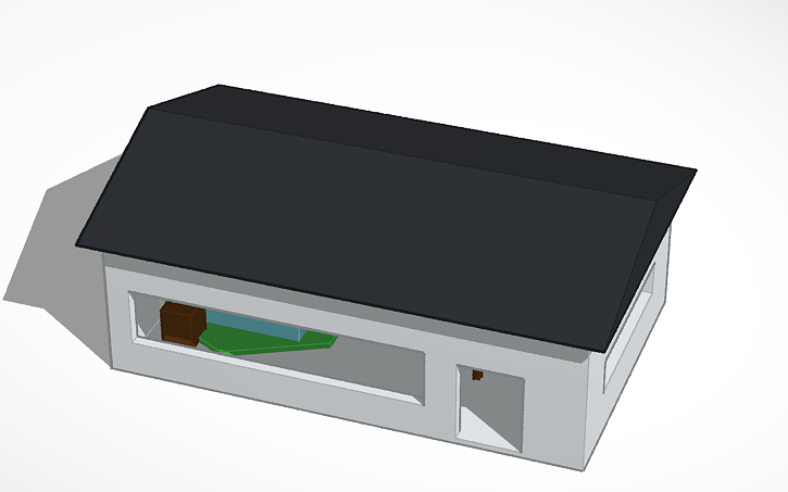 3D design A small house - Tinkercad