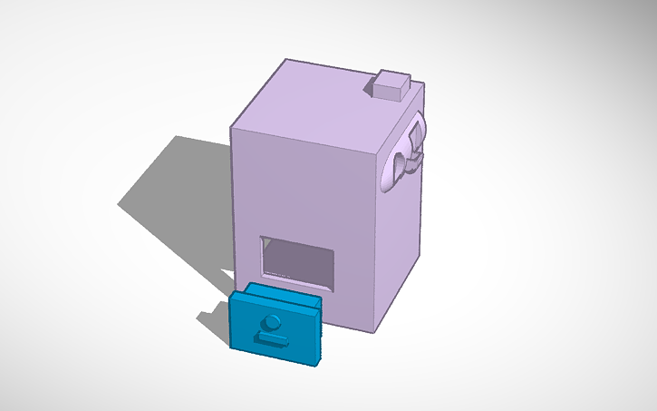 3D design plastic and glass recycling machine - Tinkercad