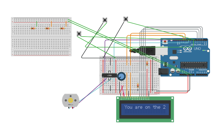 Circuit design elevator - Tinkercad