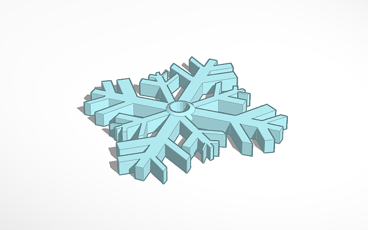 3D design Kamalia's Snowflake - Tinkercad