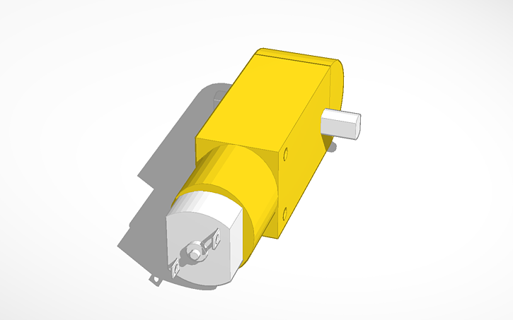 3D design gear motor - Tinkercad