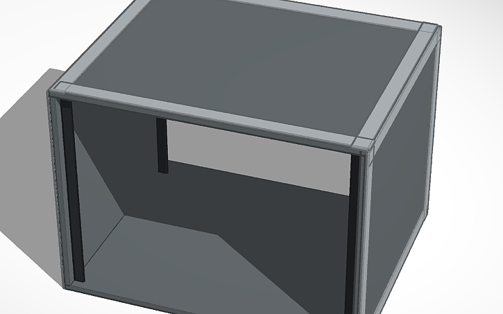 3D design 10U Rack Case | Tinkercad