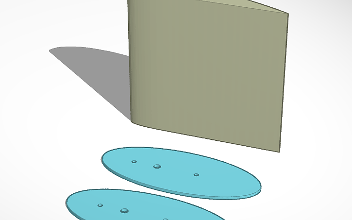 3D design 3D Printed Air Foil Shape - Tinkercad