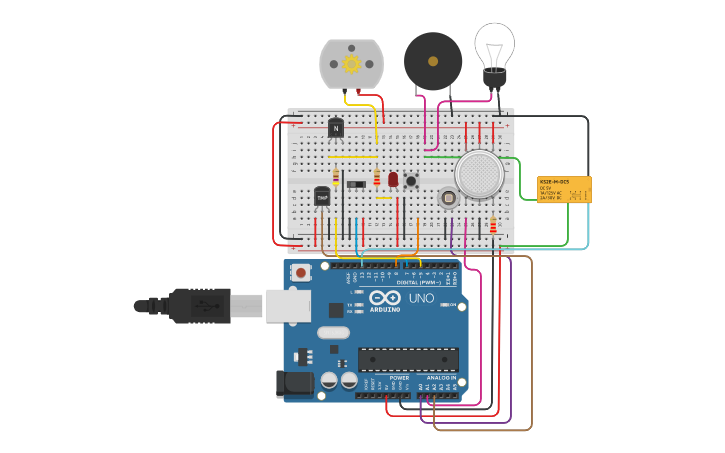 Circuit design Domótica - Tinkercad