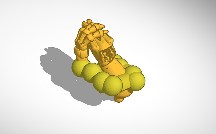 3D design (this is a work in progress) dinosaur with sand - Tinkercad