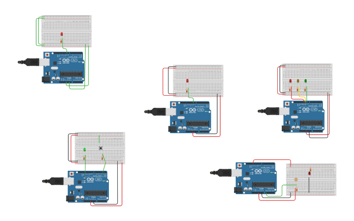 Circuit design TEST 1 IOT | Tinkercad