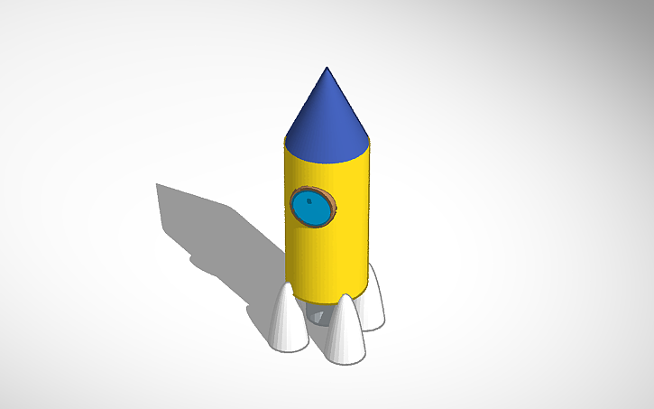 3D design Rocket | Tinkercad